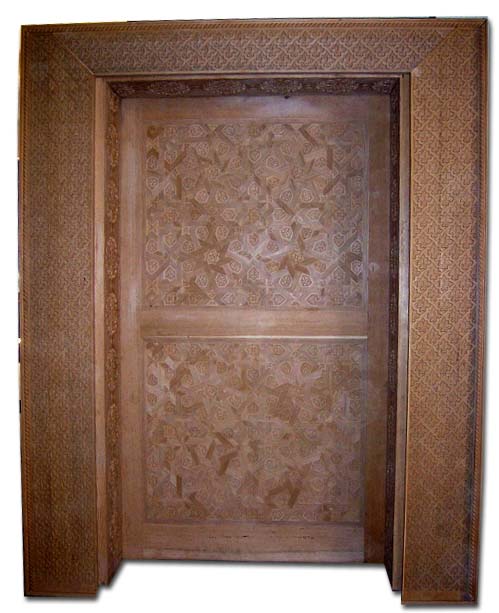 Ghassan cedar door – Justmorocco